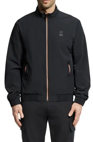 Psycho Bunny Woven Stretch Nylon Jacket
