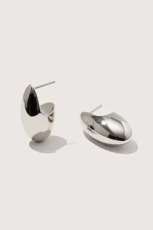 OTIUMBERG Pebble Sterling Earrings - Silver