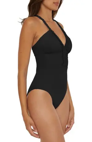 SOLUNA Lake Side Tie Back One-piece Swimsuit - Black