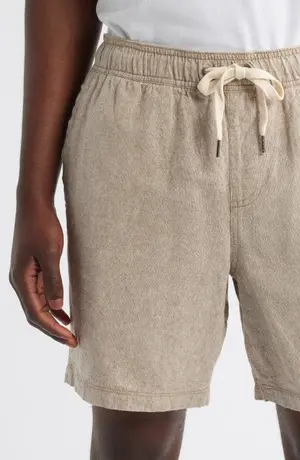 Rails Martin Linen & Cotton Shorts