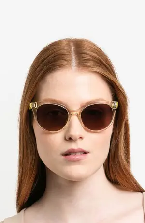 Kate Spade New York Karlee 53mm Gradient Round Sunglasses