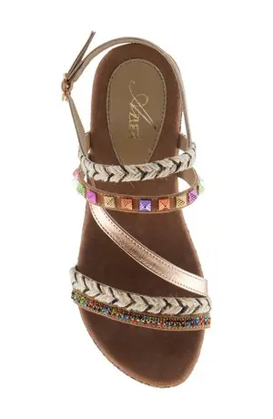 SPRING STEP SHOES Hugbug Wedge Sandal - Tan Multi
