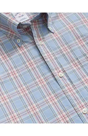 Brooks Brothers Friday Regular Fit Plaid Cotton Poplin Button-down Shirt