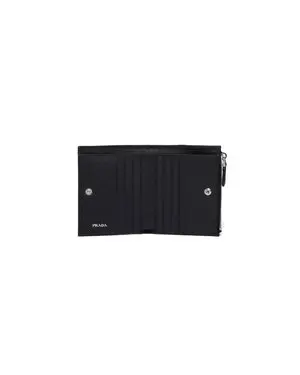 Prada Small Saffiano Leather Wallet - Black