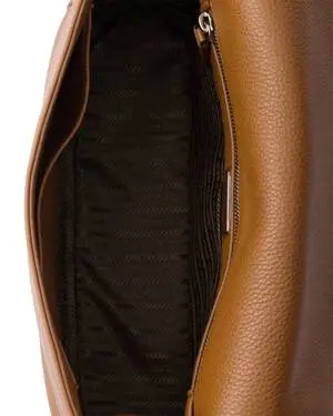 Prada Leather Shoulder Bag - Brown