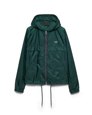 Prada Re-nylon Blouson Jacket - Green