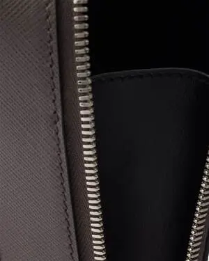 Prada Brique Saffiano Leather Bag - Grey