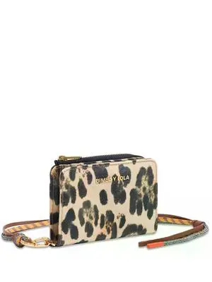 Bimba Y Lola Leopard-print Wallet - Neutrals