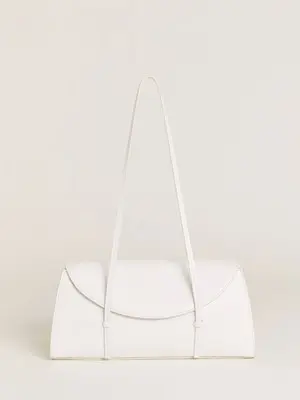 REFORMATION Elena Shoulder Bag Ivory