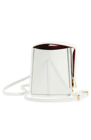 Marni Small Vhs Cubo Leather Shoulder Bag
