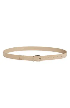 Vince Suede Belt - Dark Clay