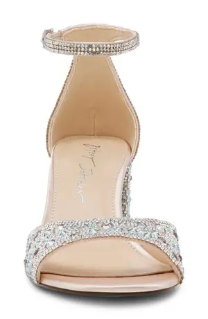 Betsey Johnson Kami Block Heel Sandal - Rhinestone