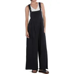 BILLY T Claire Wide Leg Overalls - Ink