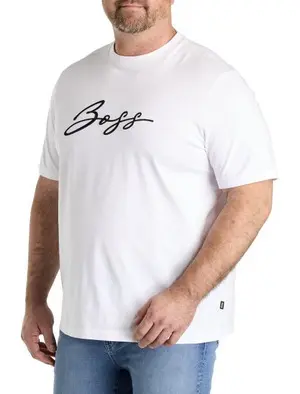 BOSS Big & Tall Thompson Script T-shirt