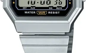 Casio Vintage Multiface Digital Bracelet Watch - Silver