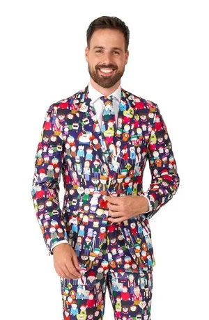 Opposuits X Slim Fit Two-piece Suit & Tie Set