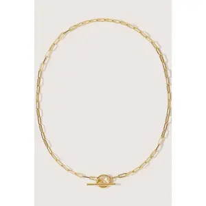 OTIUMBERG 14kt Gold Vermeil Love Link Necklace - Yellow Toned Gold
