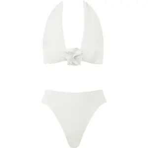 MAYGEL CORONEL Lebrija Two-piece Swimsuit - Off White