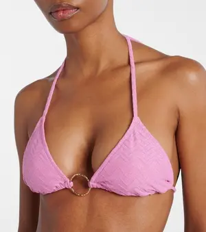 Melissa Odabash Miami Chevron Bikini Top