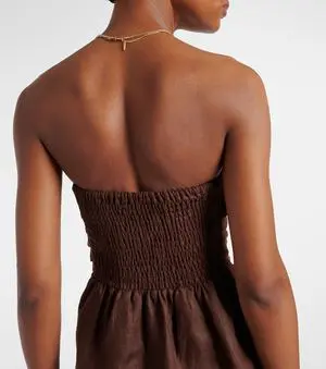 Faithfull The Brand Caen Linen Top