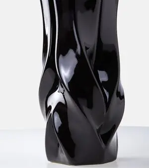 ZAHA HADID DESIGN Braid Medium Vase - Black