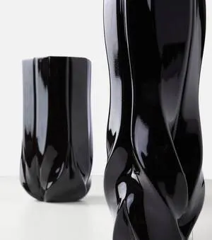 ZAHA HADID DESIGN Braid Medium Vase - Black