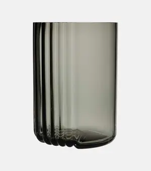 ZAHA HADID DESIGN Pulse Glass Vase - Grey