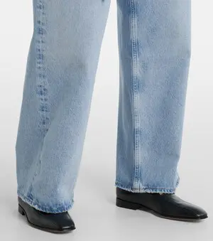 AGOLDE Emmi Wide-leg Jeans - Blue