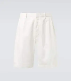 Zegna Zip Up Shorts For Men