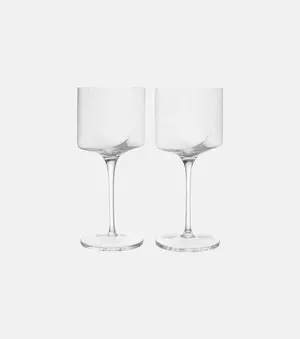 ZAHA HADID DESIGN Hew Set Of 2 Wine Glasses - Transparent