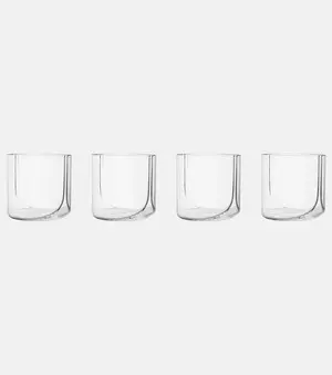 ZAHA HADID DESIGN Hew Set Of 4 Tumblers - Transparent
