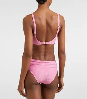 Melissa Odabash Bel Air Chevron Bikini Bottom - Pink