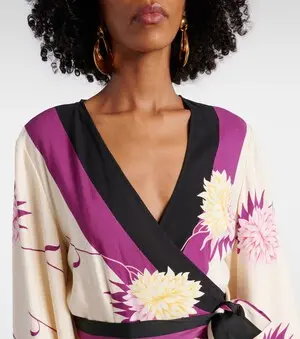 La DoubleJ Floral Wrap Dress