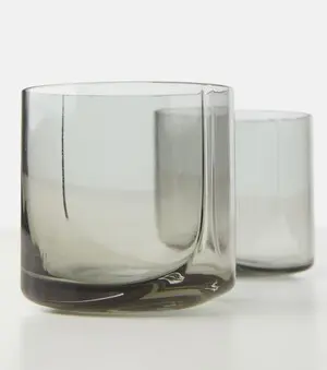ZAHA HADID DESIGN Hew Set Of 4 Glass Tumblers