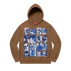 Supreme Collage Grid Hooded Sweatshirt