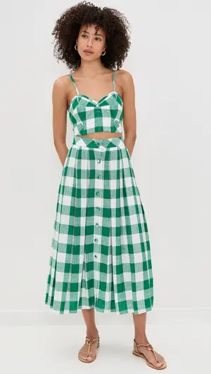 Hunter Bell Eva Check Print Skirt