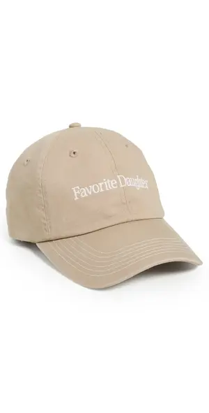 FAVORITE DAUGHTER Classic Logo Baseball Cap - Taupe