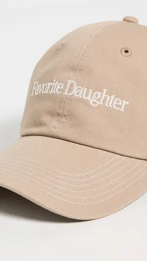 FAVORITE DAUGHTER Classic Logo Baseball Cap - Taupe