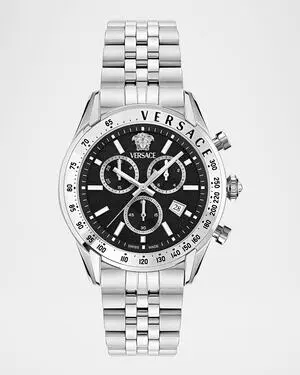 Versace Chrono Master 44mm Bracelet Watch - Stainless Steel
