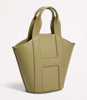 Harrods Grab Leather Tote Bag