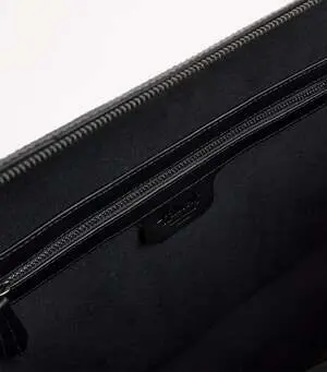 Harrods Saffiano Leather Briefcase