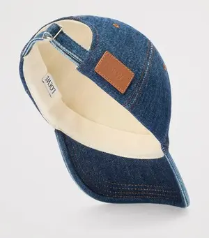 Loewe X Paula's Ibiza Denim Baseball Cap - Blue