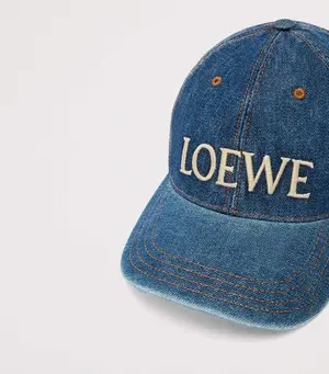 Loewe X Paula's Ibiza Denim Baseball Cap - Blue