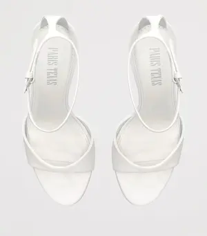 Paris Texas Leather Lidia 90 Sandals - White