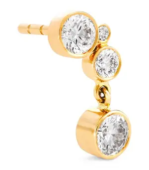 Sophie Bille Brahe Stella Diamant Single Right Earring - Gold