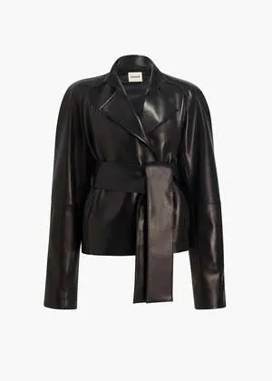 Khaite Edith Leather Jacket