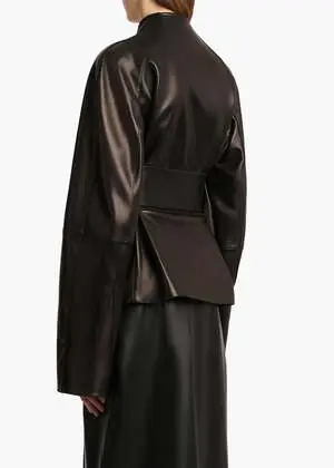 Khaite Edith Leather Jacket