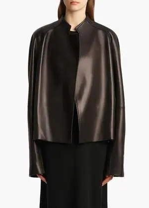 Khaite Edith Leather Jacket