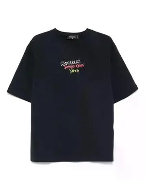 Dsquared2 Logo-embroidered T-shirt