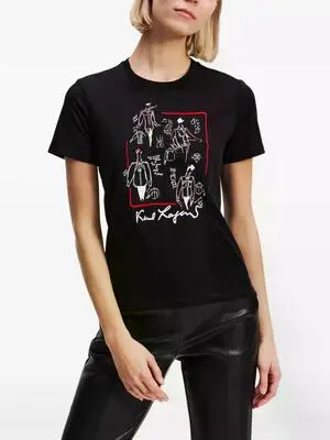 Karl Lagerfeld Series T-shirt - Black